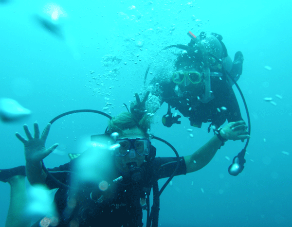 Good friends on Asta Reef - Barbados Blue Watersports